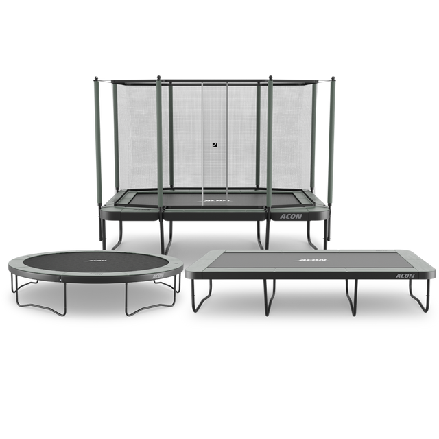 ACON HD Basketball Hoop with Back Net for Rectangular Trampolines ...