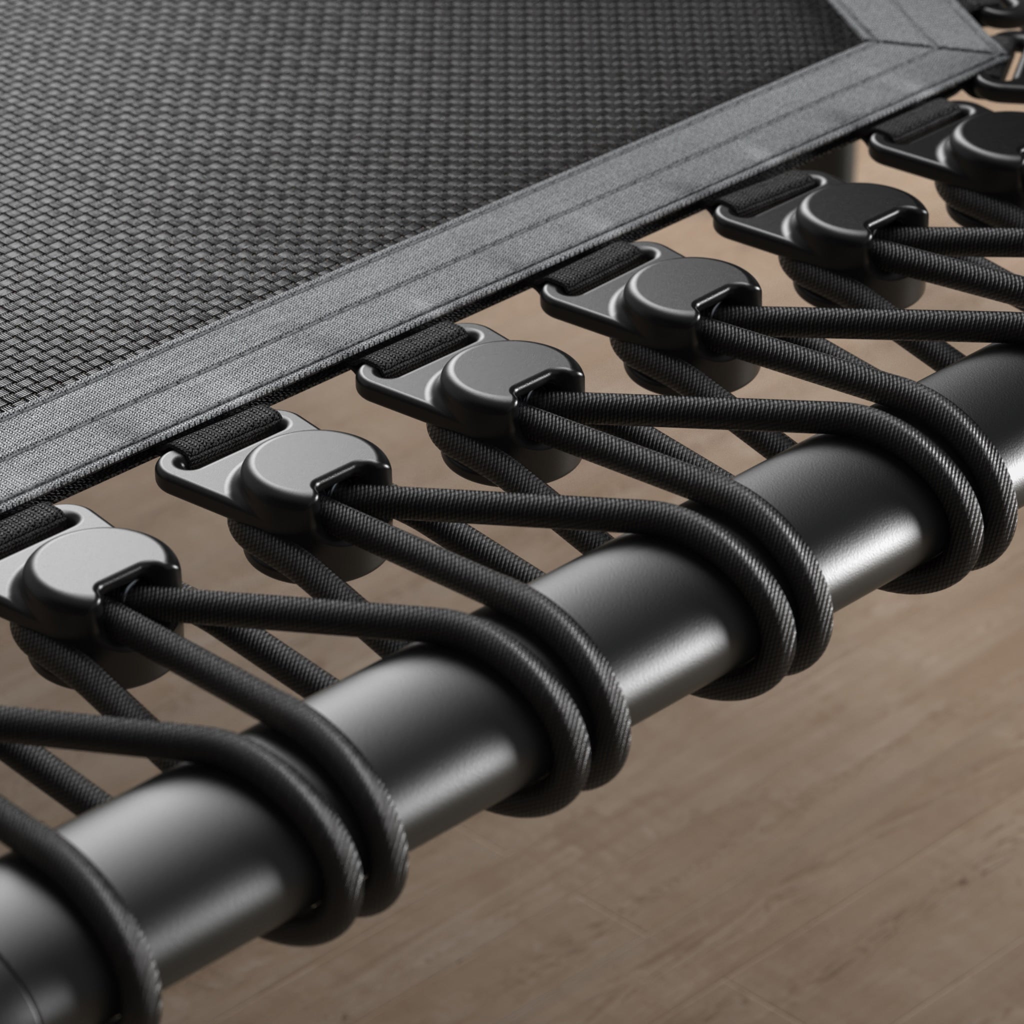 ACON FIT 55in Trampoline Hexagon with Handlebar | Black | Train like a ...