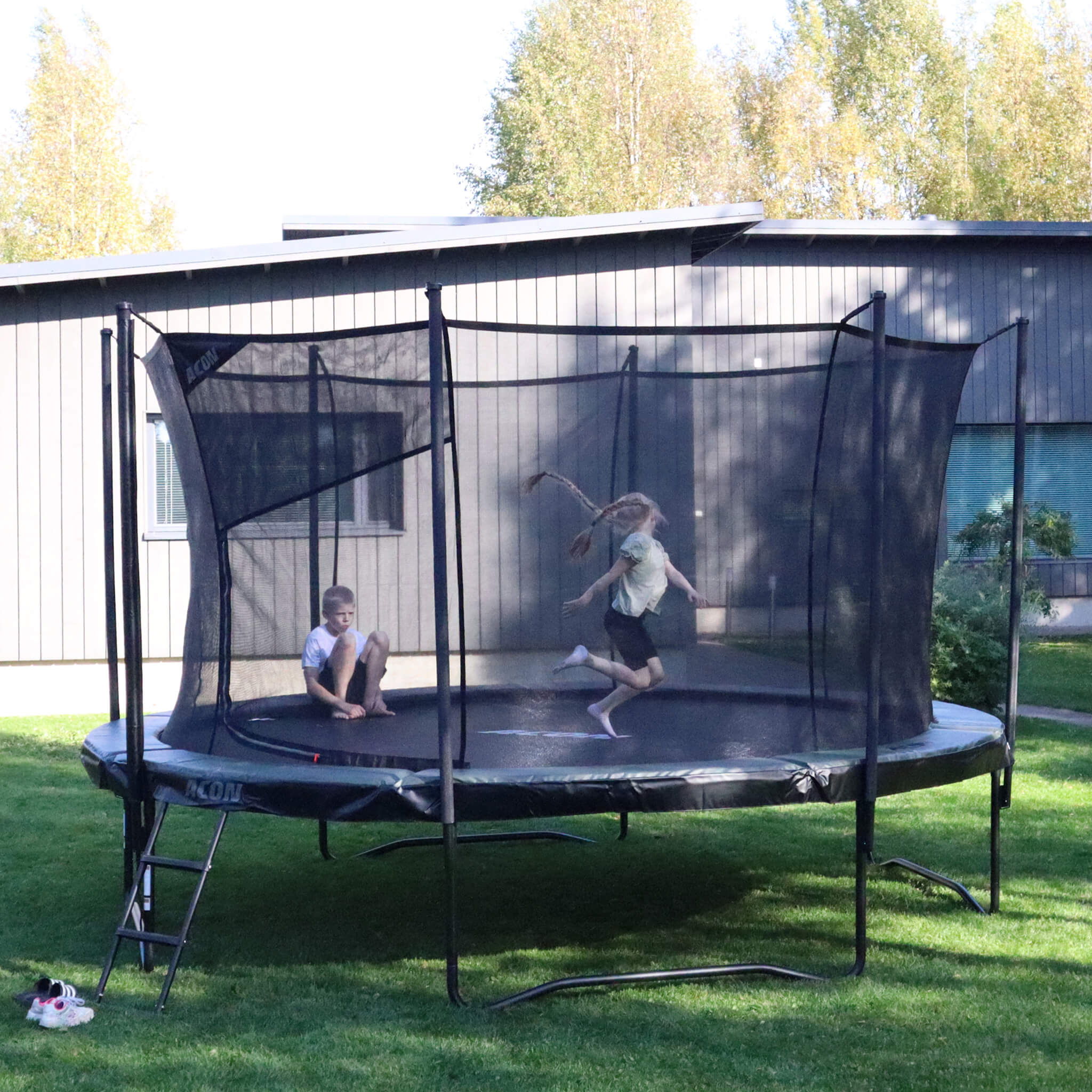 ACON Air 14ft Trampoline – Stable, Safe & Built for Big Fun ...